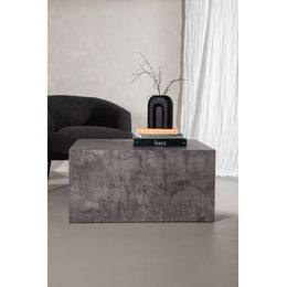 Couchtisch VENTURE HOME, B:60cm H:40cm T:80cmdunkelgrau, dunkelgrau, Wohnzimmer, Tische, "York, rechteckiger Couchtisch, modern & vielseitig, 80 &times; 60