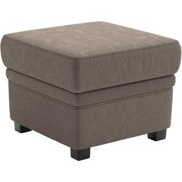 Sit & More Polsterhocker SIT & MORE, B:58cm H:45cm T:58cmtaupe, 98%Polyester 2%Polyamid, Hocker, "Savona, B: 58 cm", individuell zu kombinieren