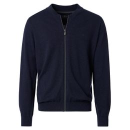 Casamoda Herren Strickjacke "Casamoda Strickjacke uni"nachtblau, Gr. L, 100% Baumwolle, Strickjacken