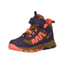Trollkids Kinder Outdoorschuh "Kids Tronfjell Hiker Mid", Gr. 39spruce gr&uuml;n, navy, vivid orange, Synthetik, Textil, Schuhe, wasserdicht