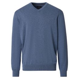 Casamoda Herren Strickpullover "Casamoda Pullover uni"k&ouml;nigsblau, Gr. L, 100% Baumwolle, Pullover