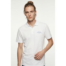 Jack & Jones JACK & JONES Herren Poloshirt "JJCOLLEGE LOGO POLO SS"hellwei&szlig;, Gr. S, unifarben, Jersey, Obermaterial: 100% Baumwolle, Shirts