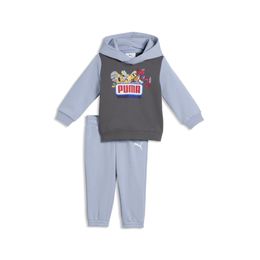 Puma M&auml;dchen Jogginganzug "Puma x TRANSFORMERS Minicats Trainingsanzug Jungen", blau, Gr. 104, Obermaterial: 32% Polyester, 68% Baumwolle.
