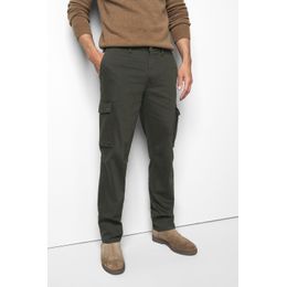 MEYER Herren Cargohose "M5 Cargo 2-6516"dunkeloliv, Gr. 38, unifarben, 98% Baumwolle, 2% Elasthan, Hosen, M5 Serie