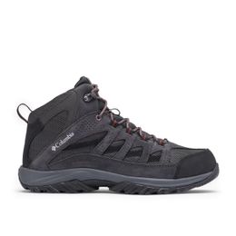Columbia Herren Wanderschuh "CRESTWOOD MID WATERPROOF", Gr. 48dunkelgrau, deep rust, Leder, Synthetik, Textil, Schuhe, kn&ouml;chelhoch, wasserdicht,