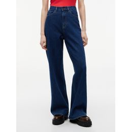 Tommy Jeans Damen Loose-fit-Jeans "CLAIRE HIGH RISE WIDE AI4159", blau, Gr. 33, clean, Denim/Jeans, Obermaterial: 99% Baumwolle, 1% Elasthan, Jeans,