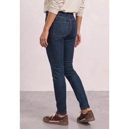 Street One Damen Comfort-fit-Jeansdunkelblau soft washed, Gr. 31, unifarben, Jeans, 82% Baumwolle, 15% Polyester, 3% Elasthan, Jeans, 5-Pocket-Style