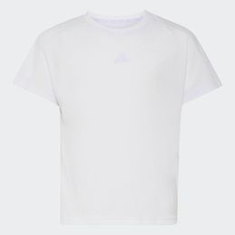 M&auml;dchen T-Shirt "G T"frozen lila, Gr. 164, adidas Sportswear, Obermaterial: 70% Polyester, 30% Viskose, Shirts