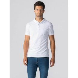 TEESHOPPEN Herren Kurzarmhemd "TEESHOPPEN Polo shirt Muscle Polo"wei&szlig;, Gr. XXXL, Obermaterial: 92% Baumwolle, 8% Elasthan, Hemden