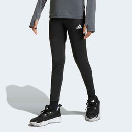 M&auml;dchen Trainingstights "TRAIN ESSENTIALS 3-STREIFEN LEGGINGS"schwarz, wei&szlig;,, Gr. 116, adidas Sportswear, Obermaterial: 80% Polyester, 20% Elasthan,