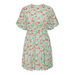 Pieces Dress 'Korine' female size 42 Green / Pastel green / Orange / Red