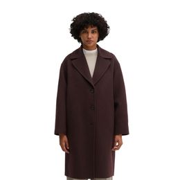 Marc O'Polo MARC O'POLO Damen Wollmantel "aus hochwertigem Doubleface", braun, Gr. 46, unifarben, Obermaterial: 50% Wolle, 47% Polyester, 3% Sonstige Fasern,
