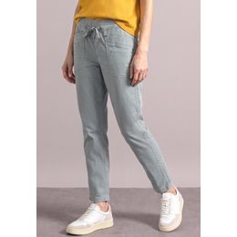 Street One Damen Cordhosearctic grau, Gr. 34, unifarben, Cord, 98% Baumwolle, 2% Elasthan, Hosen, in Cord-Optik