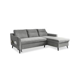 Miuform Ecksofa mit Schlaffunktion Stylish Stan grau Ma&szlig;e (cm): B: 224 H: 90 Sofas > Sofas nach Material > Stoffsofas &raquo; Sofa DE