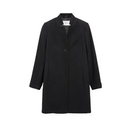 comma, COMMA Damen Kurzmantelschwarz, Gr. 36, unifarben, Web, Obermaterial: 66% Polyester, 32% Viskose, 2% Elasthan. Futter: 100% Polyester, M&auml;ntel,