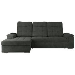 Ecksofa mit Schlaffunktion Madrito grau Ma&szlig;e (cm): B: 256 H: 89 Sofas > Sofas nach Material > Stoffsofas &raquo; Sofa DE