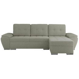 Ecksofa mit Schlaffunktion Umbria grau Ma&szlig;e (cm): B: 271 H: 85 Sofas > Sofas nach Material > Stoffsofas &raquo; Sofa DE