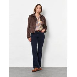 Toni Damen Bootcut-Jeans "Perfect Shape Wide Flared"dunkelblau, Gr. 22, unifarben, Denim/Jeans, Obermaterial: 93% Baumwolle, 5% Elastomultiester, 2%