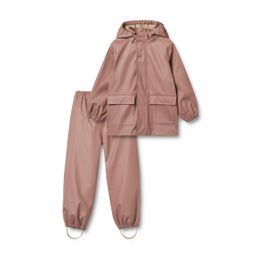 Wheat Jungen Trainingsanzug "Wheat Rainwear Ola Set"dusty lila, Gr. 110, unifarben, 55% Polyester, 45% Polyurethan, Sportanz&uuml;ge