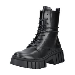 Damen Schn&uuml;rstiefelette "Dockers by Gerli Stiefelette Lederimitat", Dockers by Gerli, Gr. 41schwarz, Lederimitat, Schuhe