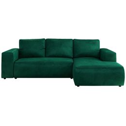 Ecksofa Beige mit Schlaffunktion Trentino gr&uuml;n Ma&szlig;e (cm): B: 266 H: 89 Sofas > Sofas nach Material > Stoffsofas &raquo; Sofa DE