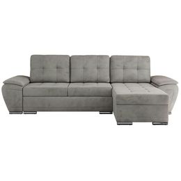 Ecksofa mit Schlaffunktion Umbria grau Ma&szlig;e (cm): B: 271 H: 85 Sofas > Sofas nach Material > Stoffsofas &raquo; Sofa DE