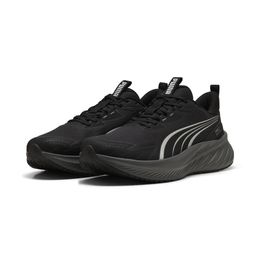 Puma Damen Trainingsschuh "Pounce Lite 2 PTX Trailrunning-Laufschuhe Erwachsene", Gr. 36schwarz silber metallic, Obermaterial: Synthetik, Textil.