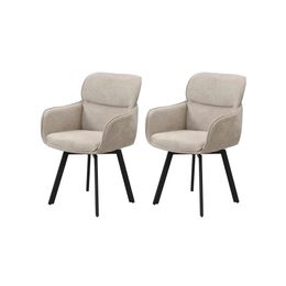 by Living Stuhl 2er-Set braun Ma&szlig;e (cm): B: 61 H: 90 &raquo; M&ouml;bel Kraft