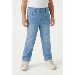 name it M&auml;dchen Slim-fit-Jeans "NMFSALLI SLIM DNM LEGGING 5357-TO NOOS"light blau denim, Gr. 110, unifarben, Denim/Jeans, Obermaterial: 57% Lyocell,