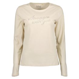 Blue Seven Damen Langarmshirt "Langarmshirt"0430, kiesel, Gr. 42, 100% Baumwolle, Shirts