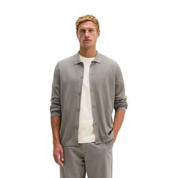 Marc O'Polo MARC O'POLO Herren Langarmhemd "aus Bio-Baumwolle und TENCEL Lyocell"graphite dust, Gr. S, unifarben, Obermaterial: 75% Baumwolle, 25% Lyocell,