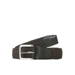 Jack & Jones JACK & JONES Herren Stretchg&uuml;rtel "JACSPRING WOVEN BELT NOOS"cocoa, Gr. 105, Flechtoptik, unifarben, Materialmix, G&uuml;rtel, Materialmix, verschiedene