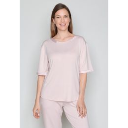 JOOP! JOOP Damen Pyjamaoberteil "Soft Comfort", Gr. 34lilablau, French Terry, Obermaterial: 95% Viskose, 5% Elasthan, Shirts