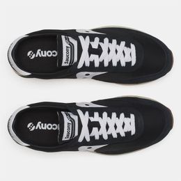 Saucony - "80" Sneaker f&uuml;r Herren/Damen Unisex, Wildleder (Schwarz/Wei&szlig;)