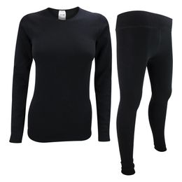 Damen Langarm-Thermooberteil und Thermoleggings f&uuml;r den Winter