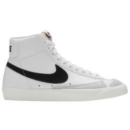 Nike - "Blazer 77" Sneaker f&uuml;r Herren/Damen Unisex, Leder, Kn&ouml;chelhoch (Wei&szlig;/Schwarz)