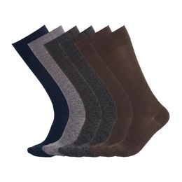 6 Paar Herren Exklusive Baumwoll Hochsocken nahtlos S15100