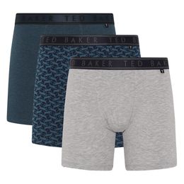 Ted Baker 3er-Pack Herren weiche atmungsaktive Baumwoll-Boxershorts