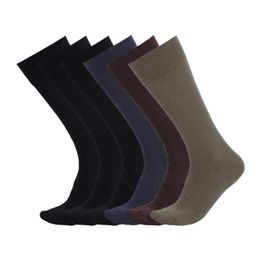 6 Paar Herren Executive Bambus Hochsocken nahtlos S17604