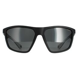 Polaroid Wrap Herren Schwarz Grau Grau Polarisiert PLD 7040/S