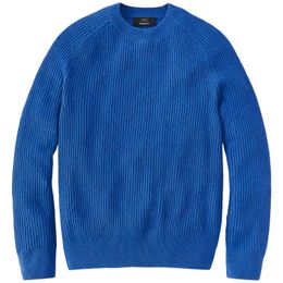 LANIUS Herrenpullover Patent S Electric Blue