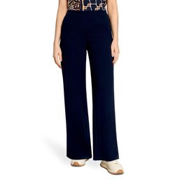 Betty Barclay Damen Marlene-Hose "Damen unifarben"dunkelblau, Gr. 44, Obermaterial: 96% Polyester, 4% Elasthan, Hosen