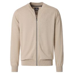 Casamoda Herren Strickjacke "Casamoda Strickjacke uni"hellbeige, Gr. M, 100% Baumwolle, Strickjacken