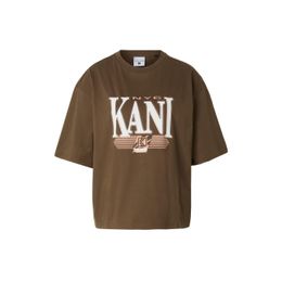Karl Kani Damen T-Shirt "Karl Kani OG Baseball Oversized T-Shirt"braun, Gr. XS, bedruckt, 100% Baumwolle, Shirts