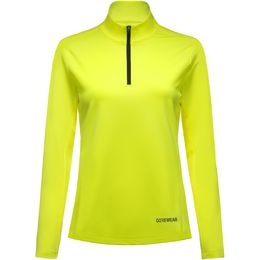 Gore Everyday Mid 1/4-Zip Bekleidung Damen gelb