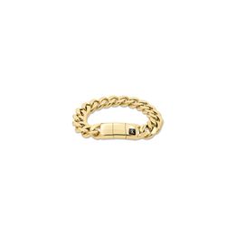 Calvin Klein Herren Armband "CK HALLMARK", 20cm, Edelstahl, gold, Edelstahl, Armb&auml;nder, Emaille