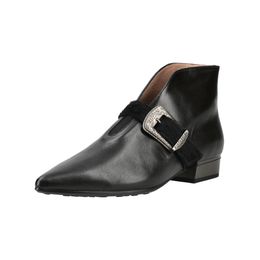 Hispanitas Damen Stiefelette "Hispanitas Stiefelette Leder/Textil", Gr. 42schwarz, Leder, Textil, Schuhe