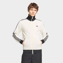 Herren Trainingsjacke "BECKENBAUER ORIGINALS"cloud wei&szlig;, Gr. XL, adidas originals, Obermaterial: 52% Baumwolle, 48% Polyester, Jacken, mit