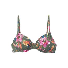 Lascana B&uuml;gel-Bikini-Top 'Malia' gr&uuml;n Gr. 40 Cup F. Mit B&uuml;gel