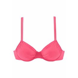 Buffalo B&uuml;gel-Bikini-Top 'Happy' pink Gr. 44 Cup B. Mit B&uuml;gel
